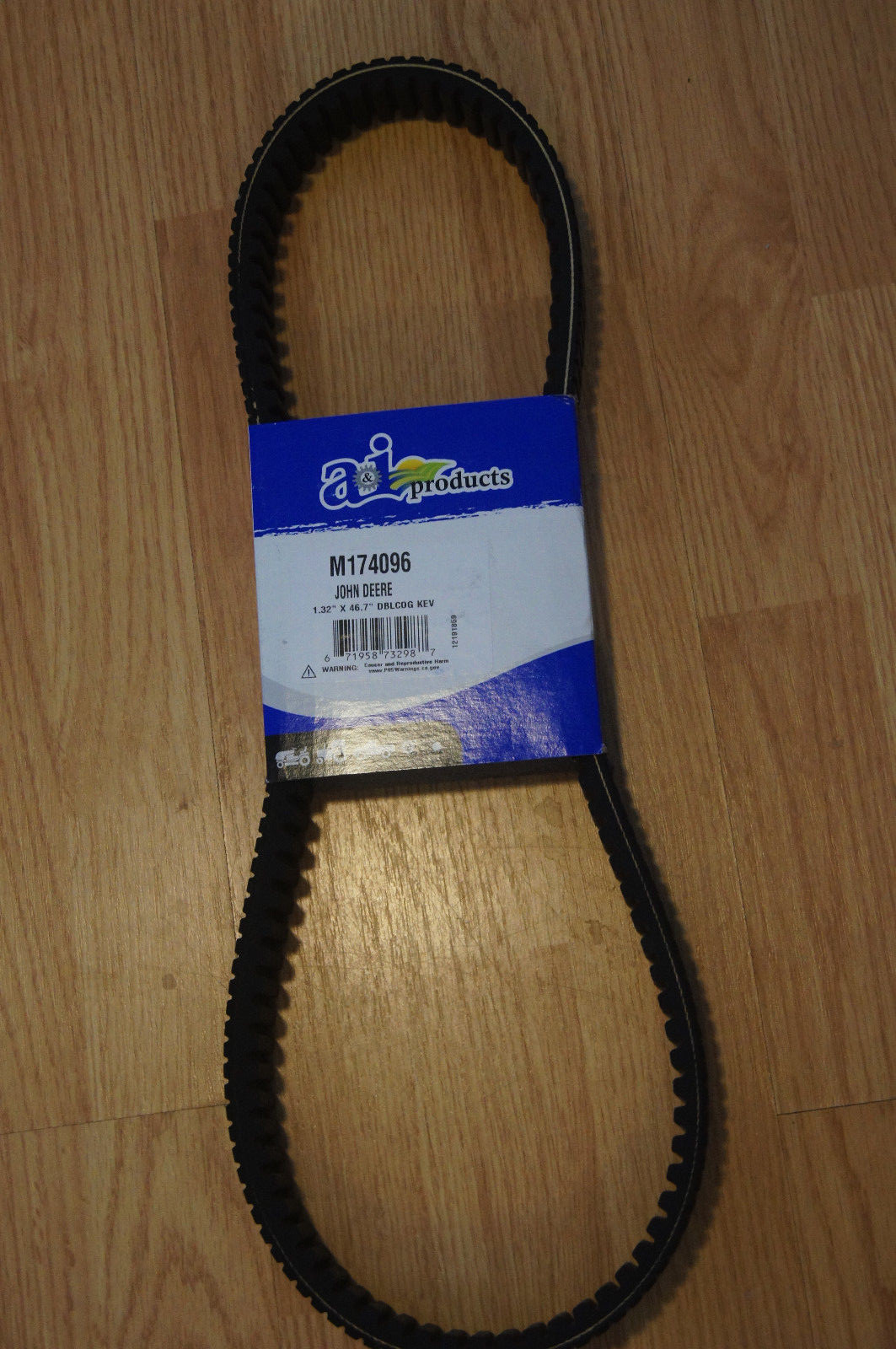 Replacement for JOHN DEERE GATOR DOUBLE SIDED COGGED DRIVE BELT M174096 ...