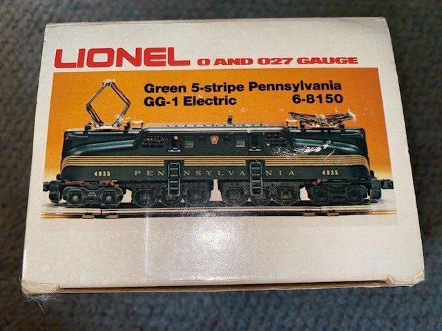 RARE! New, in box, NEVER RUN! Lionel Green 5 stripe PA GG-1 electric, O ...