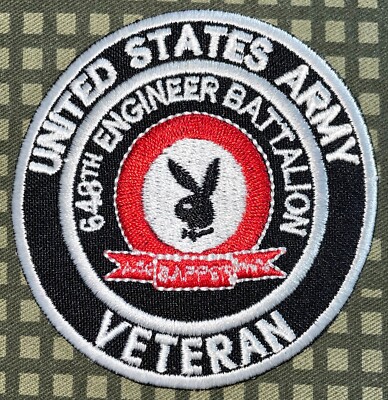 US Army 648th Engineer Battalion Veteran Patch Hook & Iron-On Repro New ...