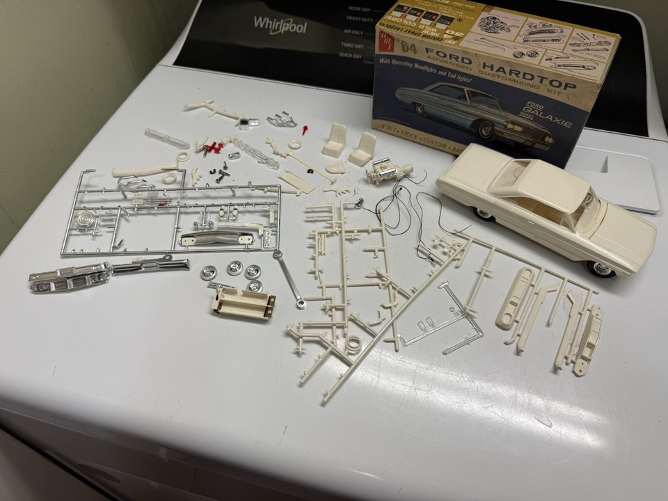 Vintage Original AMT 1964 Ford Gene Winfield Galaxie 500 XL Hardtop Car ...