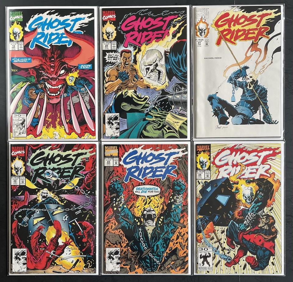 Ghost Rider (1990) NM #1 - 65 FULL RUN + Annual #1 Marvel Comics Danny ...