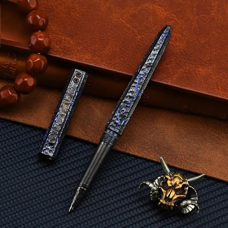Handmade Titanium Pocket BallPoint Pen Signature Writing Pen Business ...