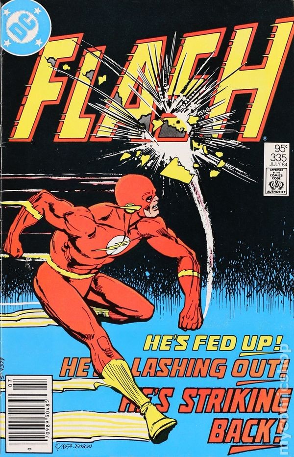 Flash Canadian Price Variant #335 FN+ 6.5 1984 Stock Image | eBay