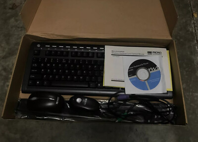 Micro Innovations KB985W Wireless Keyboard & Mouse w/KB982W Receiver | eBay