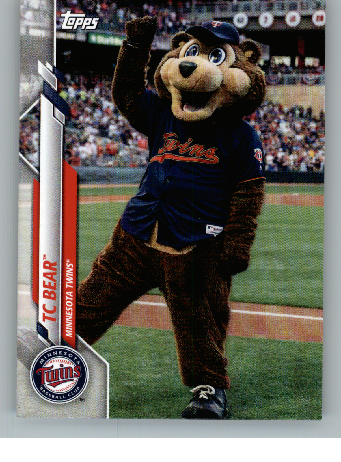 2020 Topps Opening Day Mascots 17 TC Bear - Minnesota Twins | eBay