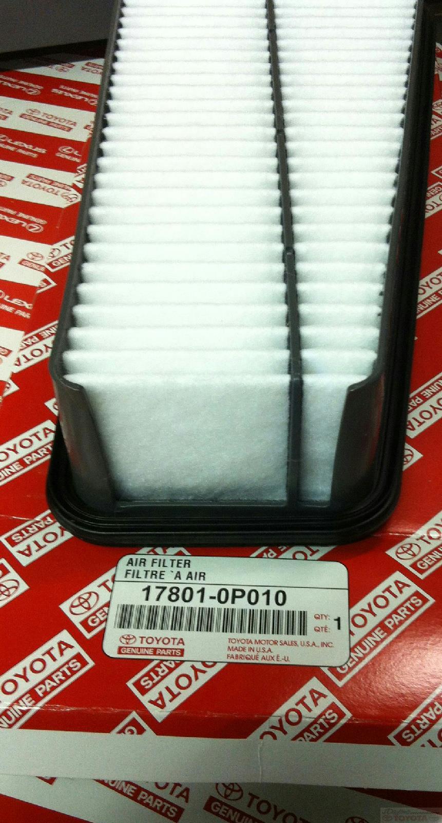 OEM Toyota Air Filter 17801-0P010 | eBay