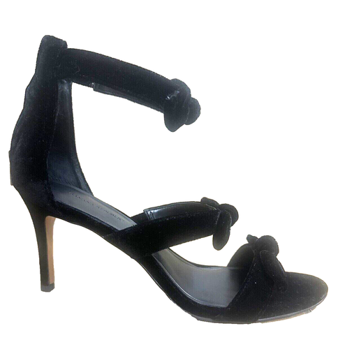Banana Republic Velvet Bare High Heel Bow sz.10 Back Zip New in Box | eBay