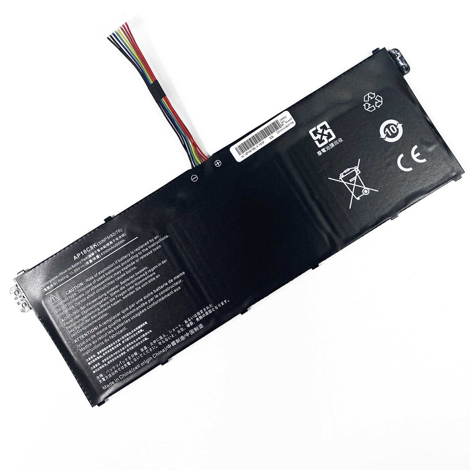 AP18C8K AP18C4K Battery for Acer Chromebook CP713-2W-5874 CP511-2HT ...