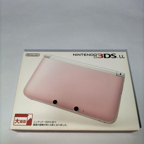 Nintendo 3DS LL Video Game Consol Pink x White Japan Model NTSC-J New ...