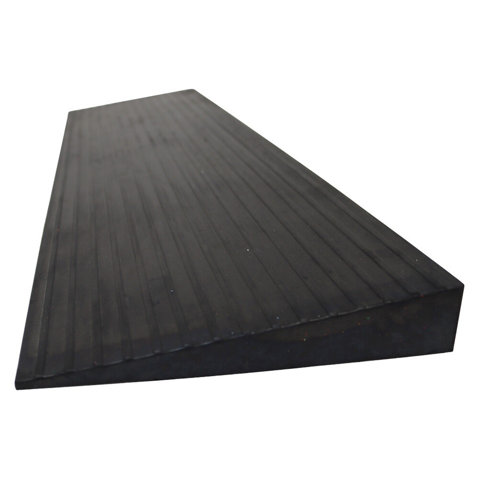 Non-Slip Solid Rubber Threshold Ramp cuttable Black Engineering Equipment | eBay