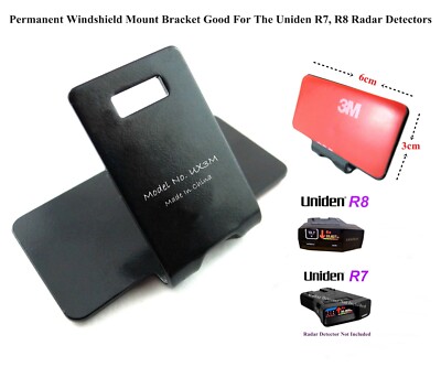 Nice Permanent Windshield Mount Bracket For Uniden Model R7, R8 Radar ...