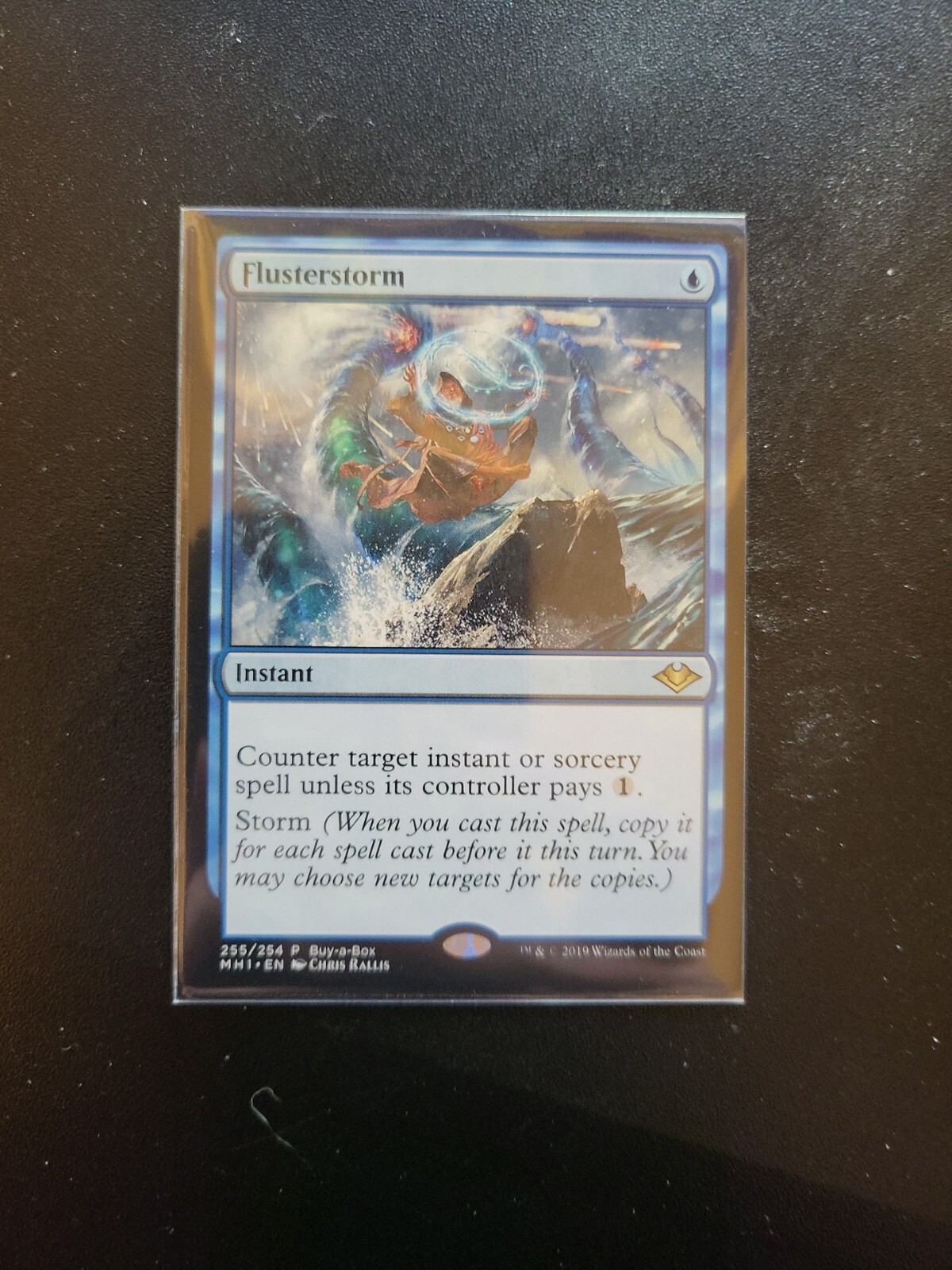 Flusterstorm Buy-A-Box Promo Card MTG Modern Horizons NM Never Played ...