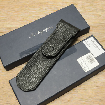 Original Montegrappa Pen Case Black Calf (1) | eBay.de