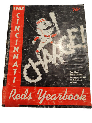 1963 Cincinnati Reds Yearbook-Pete Rose Rookie Year-FAST SHIPPING | eBay