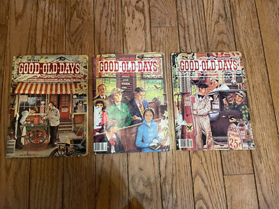 4 Vintage Good Old Days Magazines July 1979 Dec 1979 April 1980 July ...