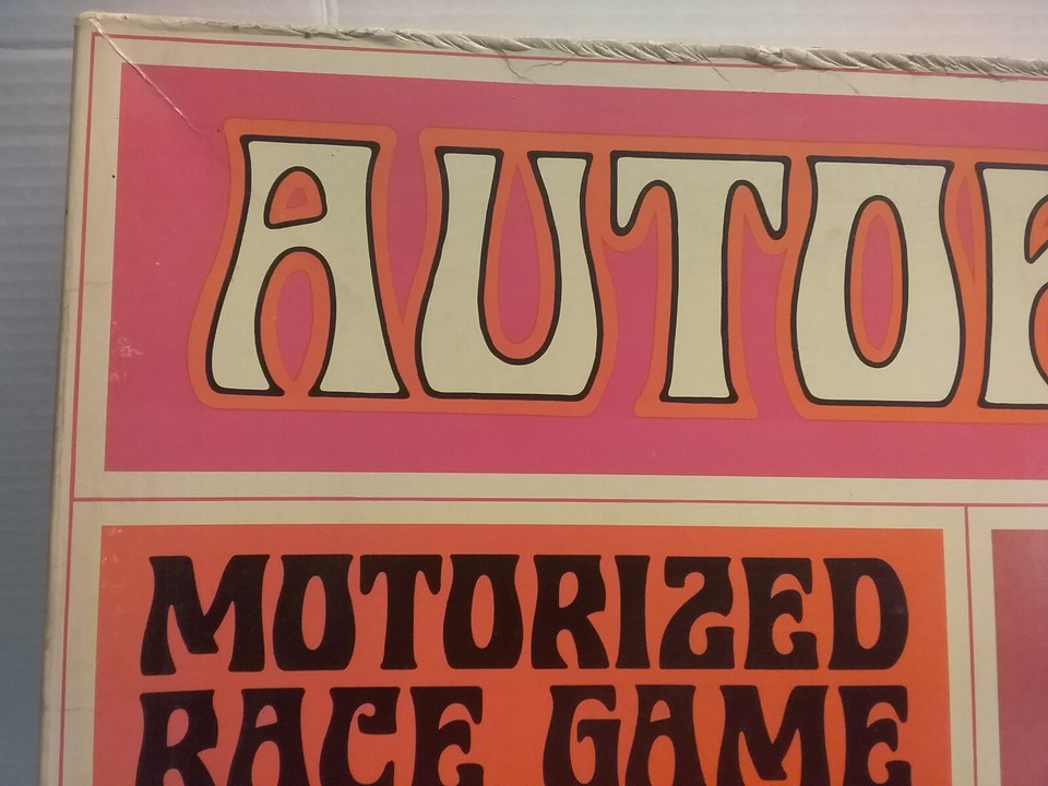 VTG AUTOFUN GAME MOTORIZED RACE GAME BY SCORE 1967 #750 AMERICAN ...