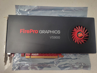 AMD FirePRO V5900 2GB GDDR5 DESKTOP VIDEO GRAPHIC CARD 16X PCIe DVI ...