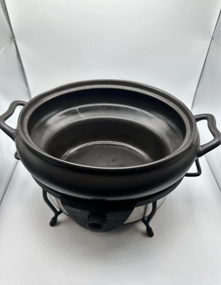 (#33) Vintage RIVAL VERSAWARE STONEWARE 5 QUART CROCK POT MODLE# SC7600. | eBay