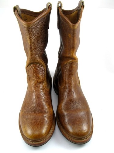 Allen Edmonds "DALLAS" Roper Boots 11 D Cheyenne Brown Leather DISCT ...