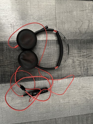 Lot of 3x Plantronics Poly Blackwire C5220 USB-C Headset - 1 New, 2 ...