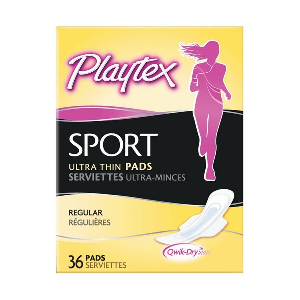 Playtex Sport Ultra Thin Regular Pads 36 Count for sale online | eBay