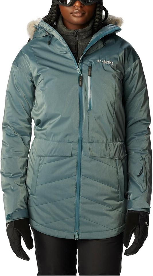 Columbia Women's Titanium Mount Bindo III Gold OMNI HEAT Long Vented ...