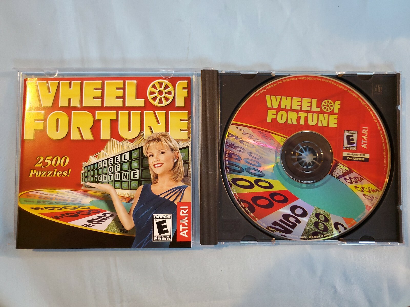 Wheel of Fortune by Atari (2000) PC CD-ROM--Win 95/98--With Sleeve ...
