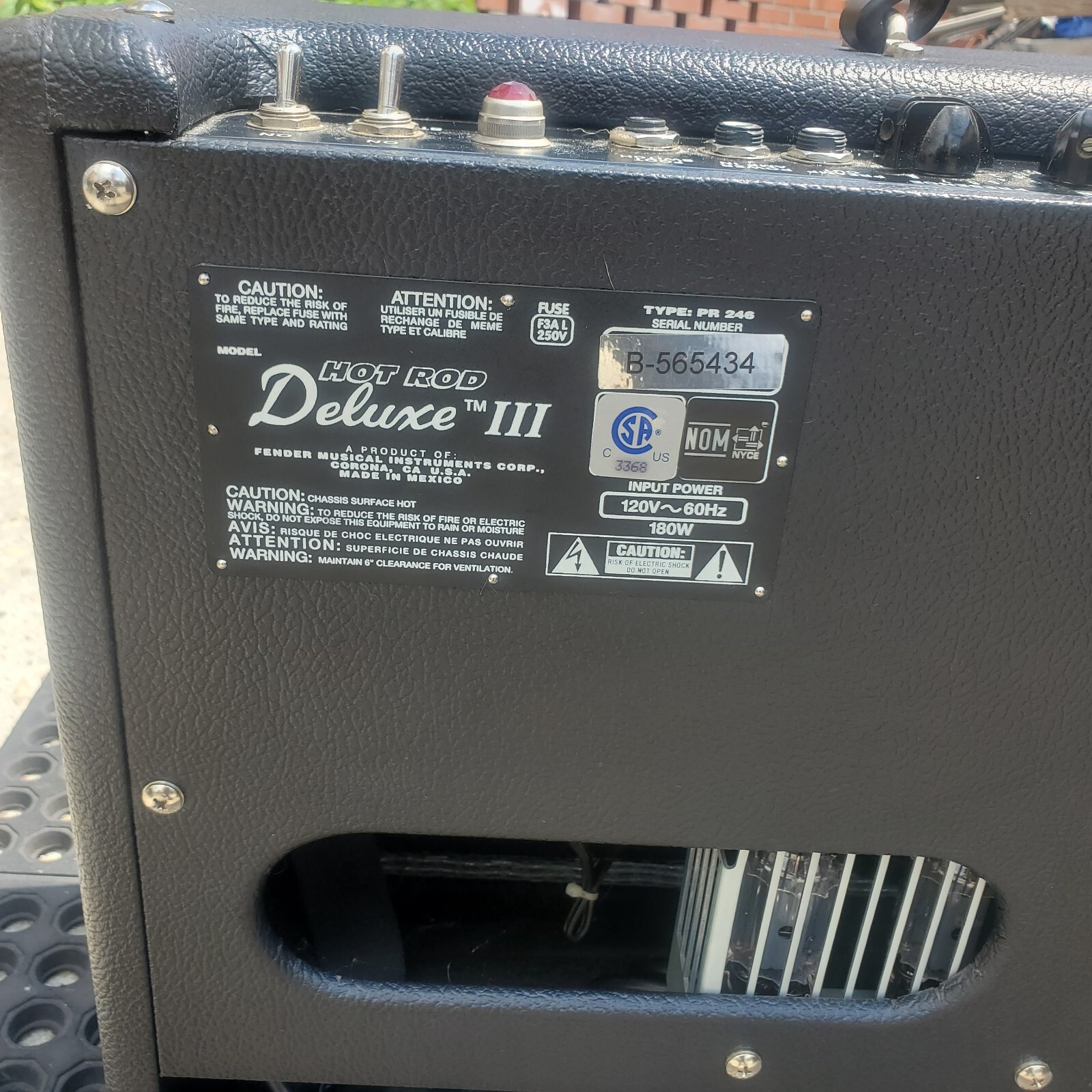 FENDER PR 246 HOT ROD DELUXE iii guitar amplifier 40 WATTS | eBay