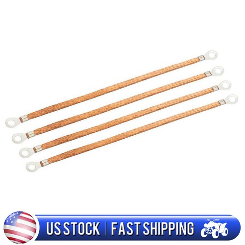 4x Engine Ground Straps Copper Cable For Car Truck Firewall Engine Body ...
