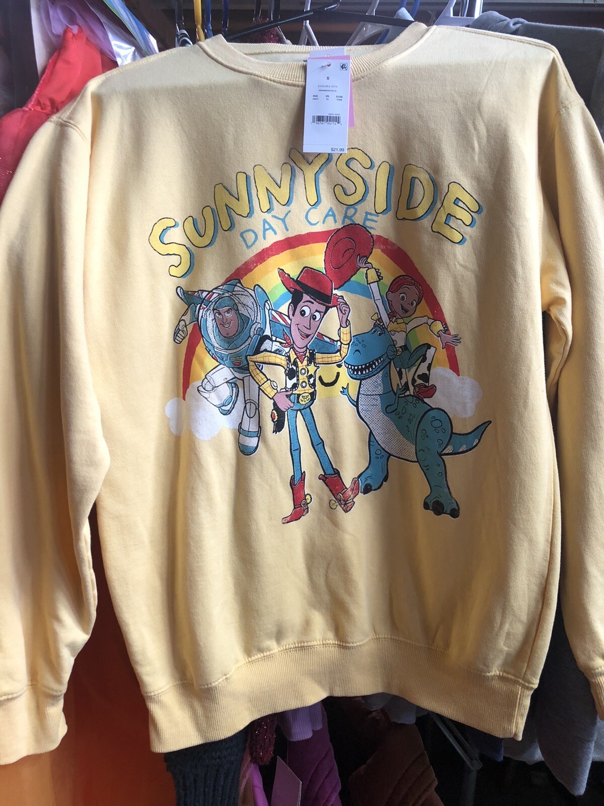 Womens Target Toy Story Sunny Side Day Care Small Sweatshirt for sale ...