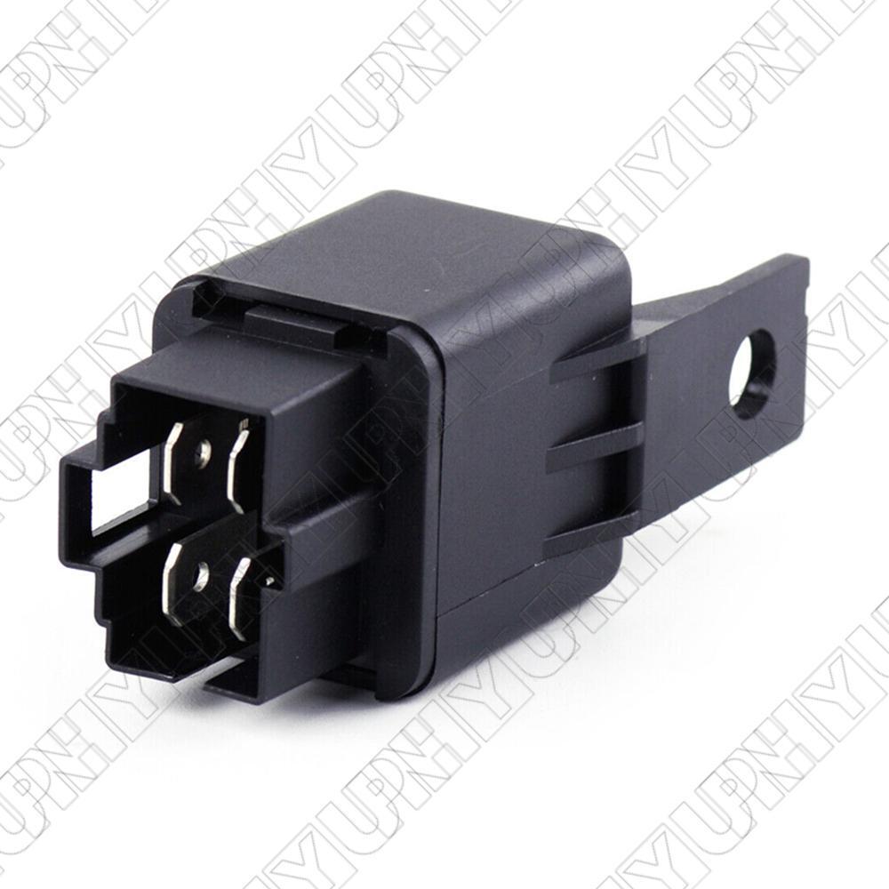 4-Pin 12V 40A Relay Black For Automotive Fog Driving Light Wire Harness ...