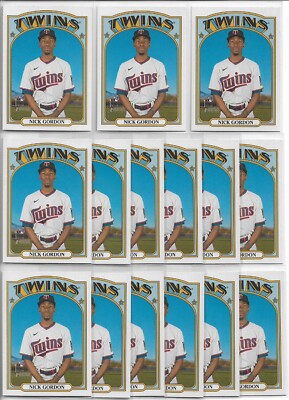 2021 Topps Heritage High Number Nick Gordon (15) Card Rookie Lot #652 ...