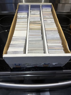 15 LBS - 3 Row Box NFL, NBA, and MLB Sports Cards Lot!! Amazing Card ...