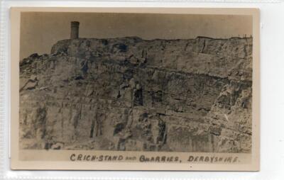 CRICH STAND AND QUARRIES: Derbyshire postcard (C70714) | eBay UK