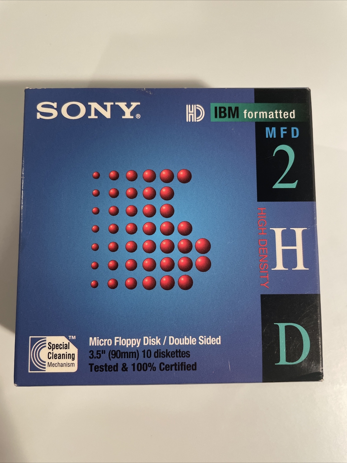 Sony 2HD Floppy Disk Diskettes IBM Formatted 1.44 MB 3.5 Inch 12 Pack ...