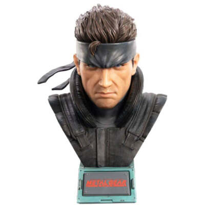 Metal Gear Solid Snake Grand Scale Bust Highly Detailed Base Ages 4 and ...