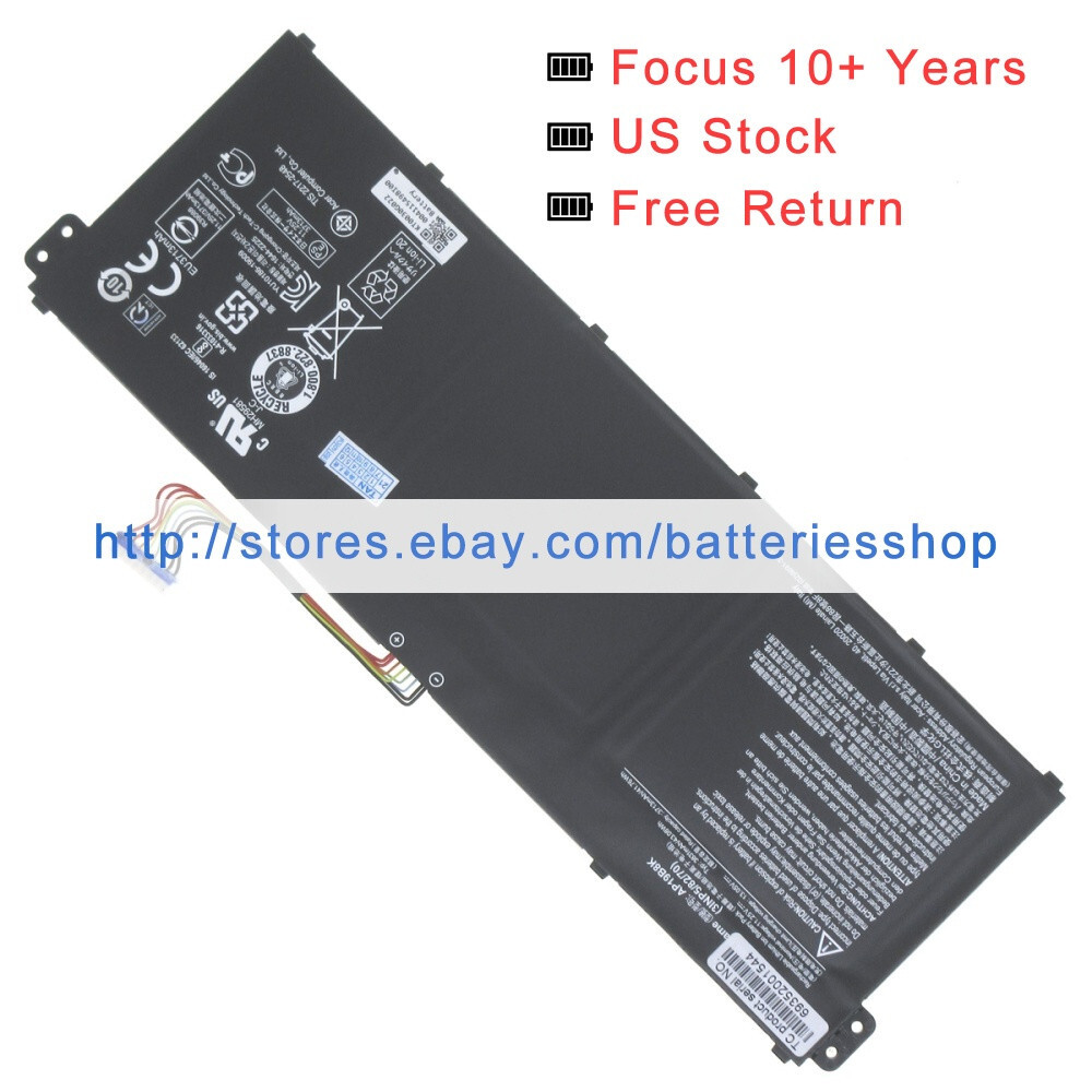 AP19B8K Acer Battery 11.25V 3831 Mah 43.08 Wh "GRADE A" for sale online ...