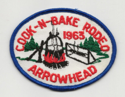 ARROWHEAD / 1963 COOK n BAKE RODEO patch / Cub Boy Scout BSA B-12 | eBay