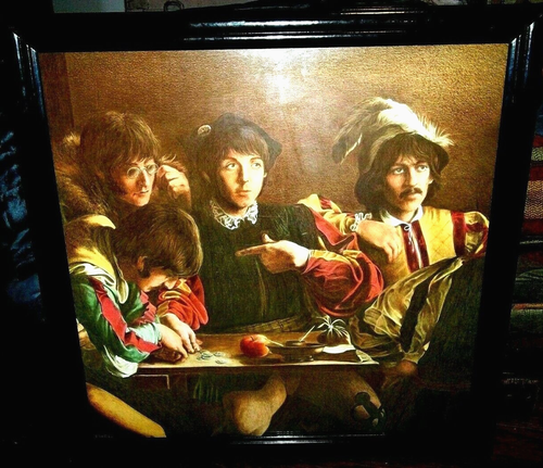 The BEATLES vintage FRAMED print Renaissance Minstrels 1969 Fabio ...