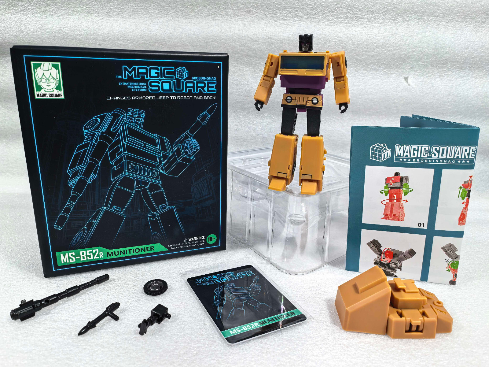 New Transformation toys Magic Square TOYS MS-B52R Munitioner Figure In ...