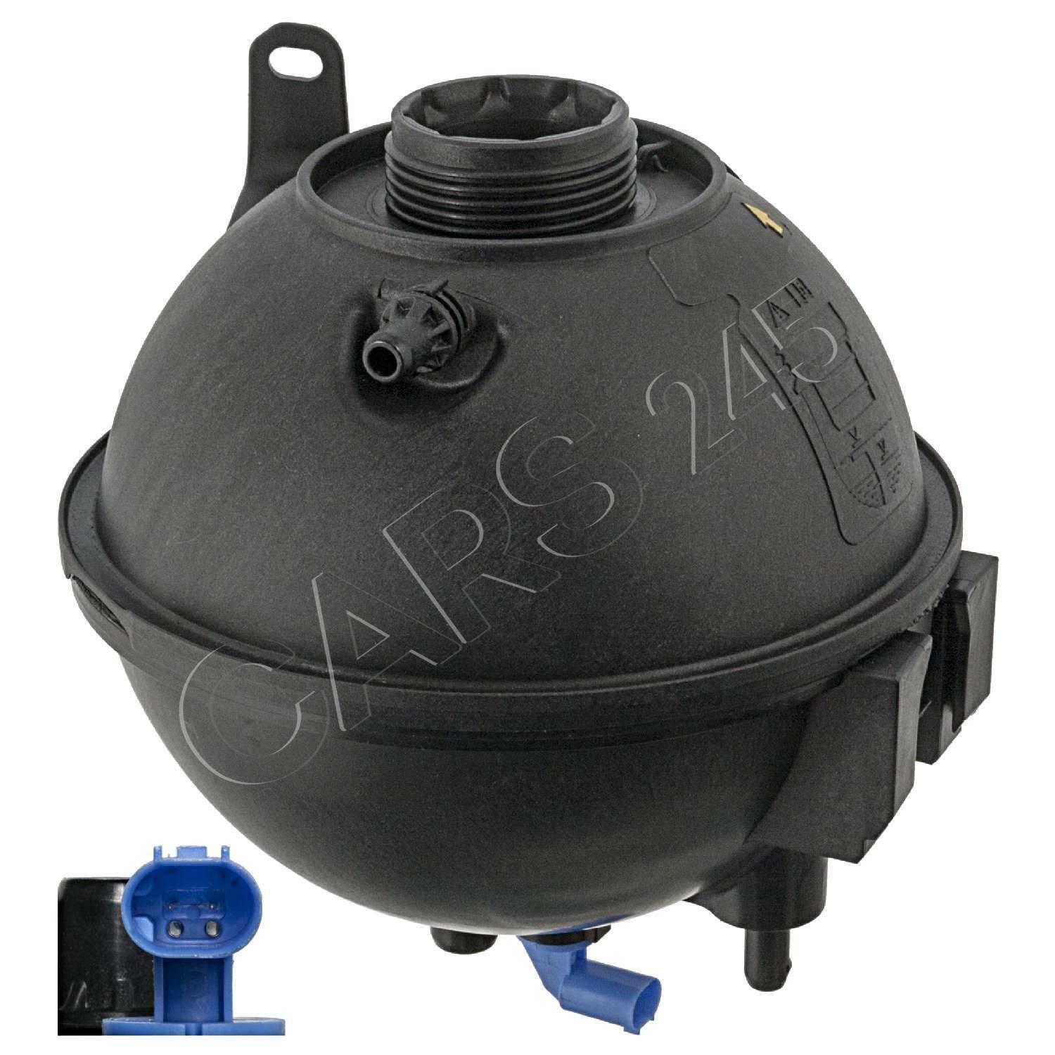 Coolant Expansion Tank Plastic Black FEBI For BMW X3 X4 F25 F26 ...
