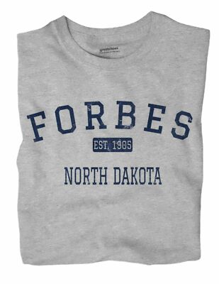 Forbes North Dakota ND T-Shirt EST | eBay