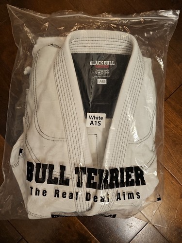 Bull Terrier Black Bull Competition Gi . BJJ jiu jitsu Japan. Light ...