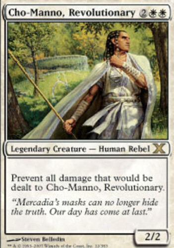 Cho-Manno, Revolutionary - Foil Magic mtg Moderate Play, English 10th ...