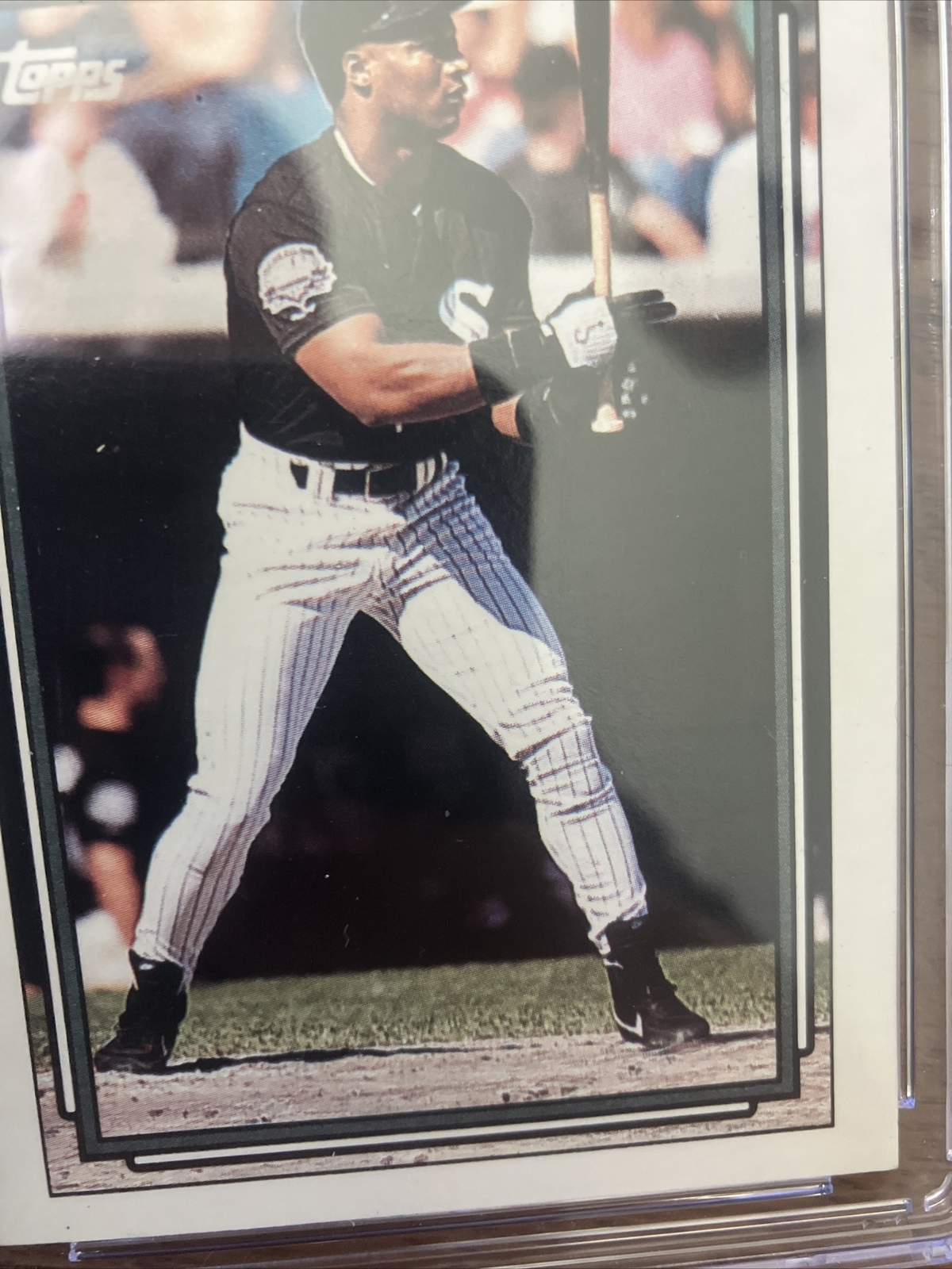 1992 topps gold #290 Bo Jackson pop 1 rare missing foil. graded CSG 8.5 ...