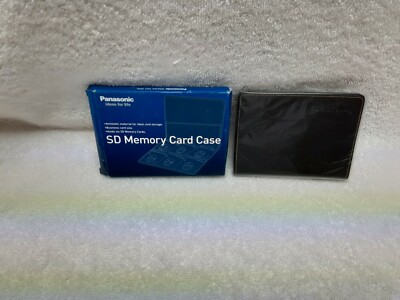 PANASONIC 6 SD MEMORY CARDS CASE BUSINESS CARD SIZE | eBay