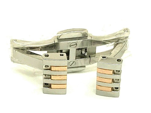 Bulova 98P192 Regatta Women's Watch Clasp + End Links 14mm Rose Gold ...