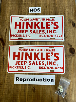 HINKLES Jeep Vanity License Plate Reproduction for AMC Jeep | eBay
