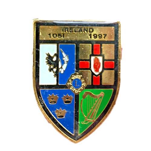 VINTAGE Provinces Of Ireland 1051 - 1997 LIONS CLUB Lapel Pin - RARE | eBay