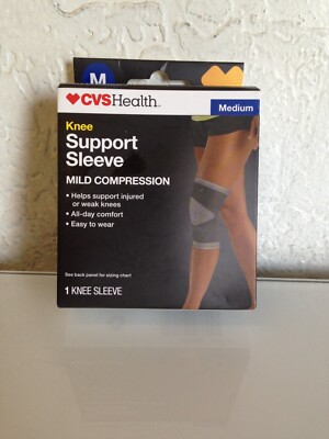 CVS Health knee Support Sleeve Mild Compression - Medium | eBay